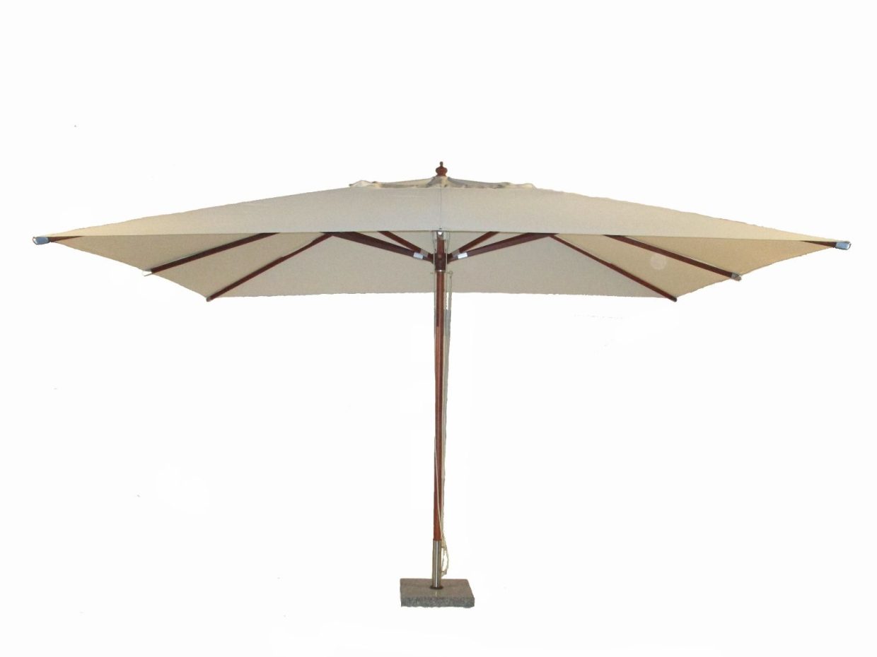 Texas Parasol 3x4m. - Flere Farver - Damborg Havemøbelland