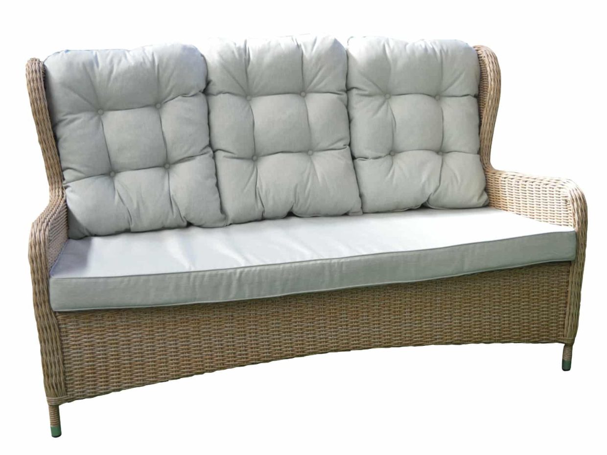 Queen 3-Personers Sofa + 2 Sofa Stole - Damborg Havemøbelland